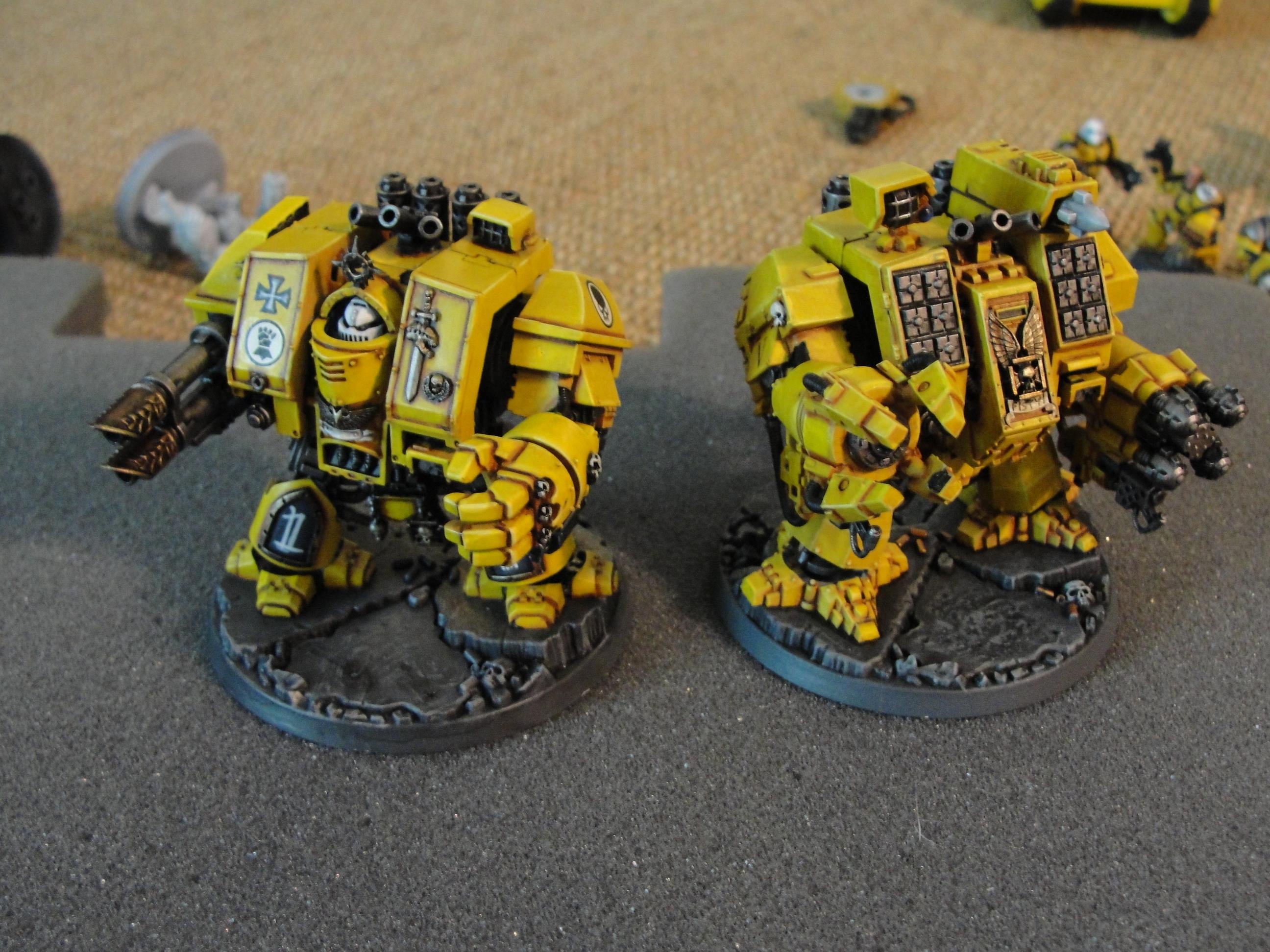 Dreadnought, Fist, Fists, Imperial - Imperial Fists Dreadnoughts - Gallery - DakkaDakka